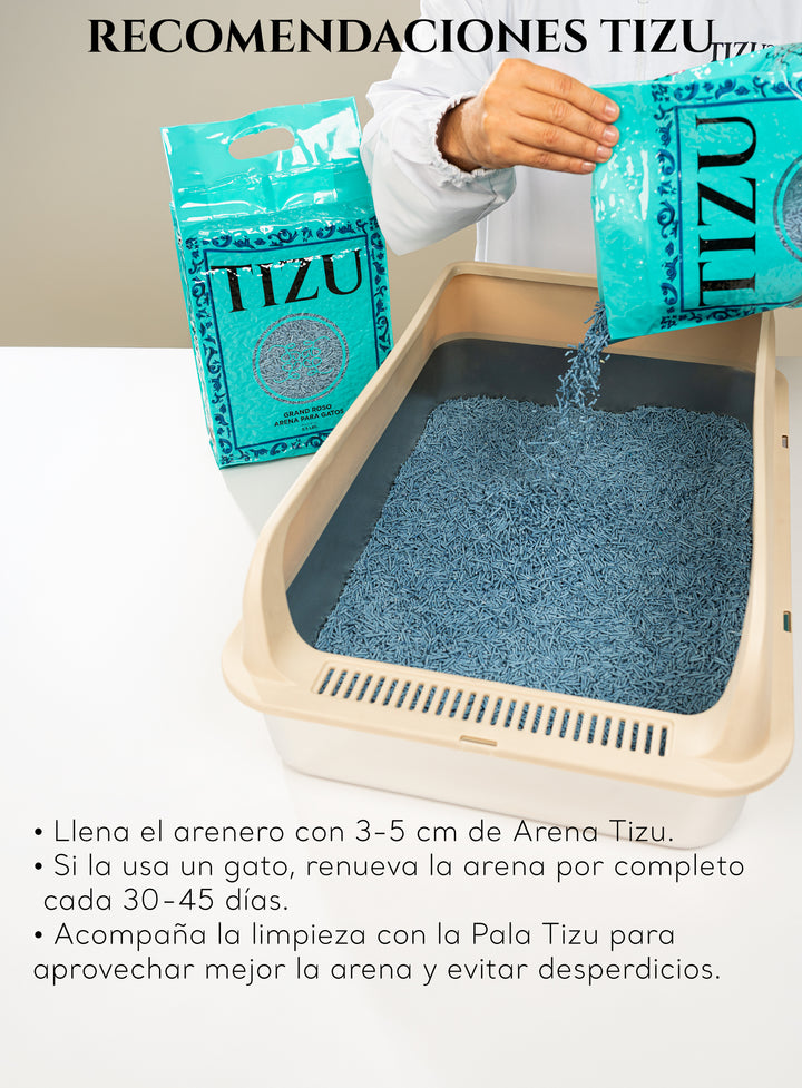 Pack x4 Arena Biodegradable para Gatos | TIZU – tizu.co